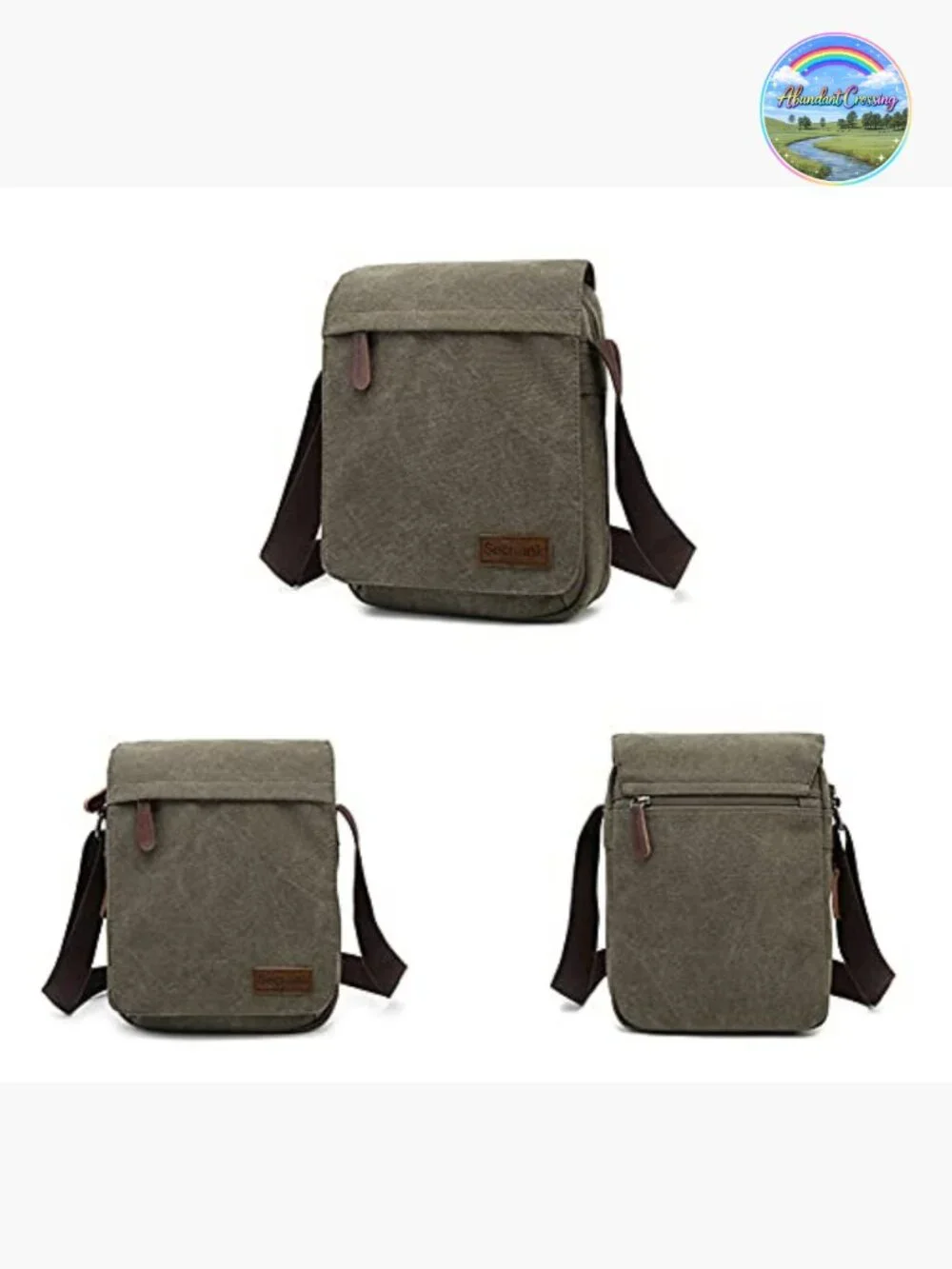 Bags | Vintage Canvas Messenger Crossbody Bag Shoulder Bag | Poshmark